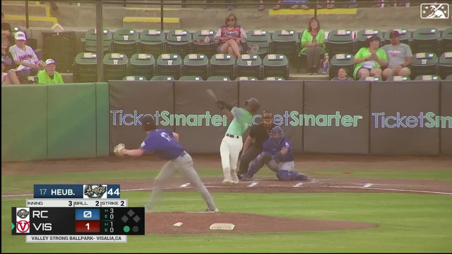 Peter Heubeck K's 7 in 3 innings | 05/20/2023 | Quakes