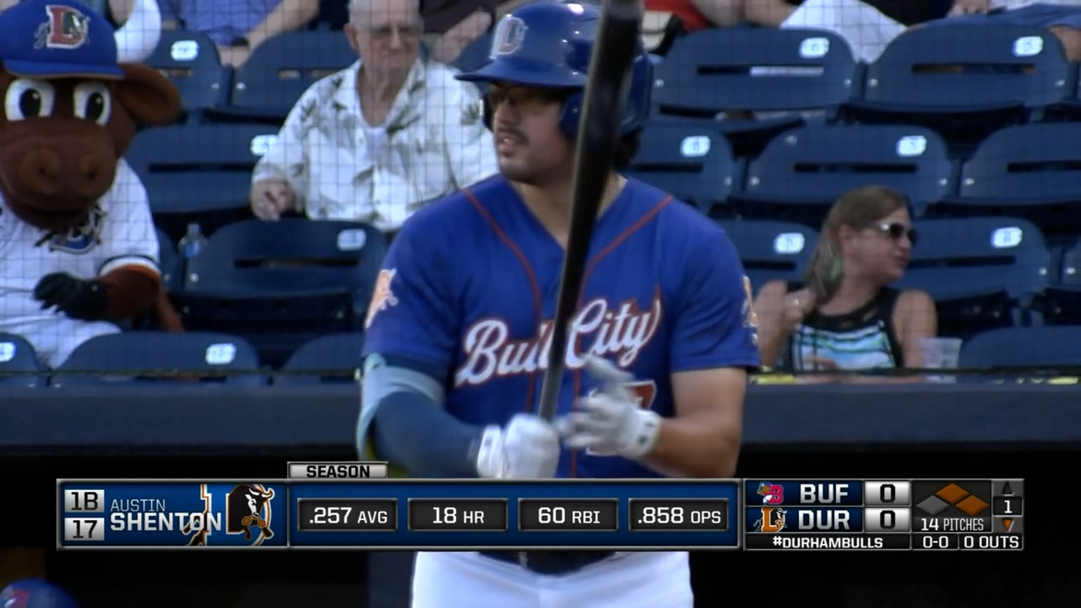 Rays infielder Austin Shenton's two-homer game | 08/29/2024 | Bulls Rays infielder Austin Shenton's two-homer game | 08/29/2024 | Bulls