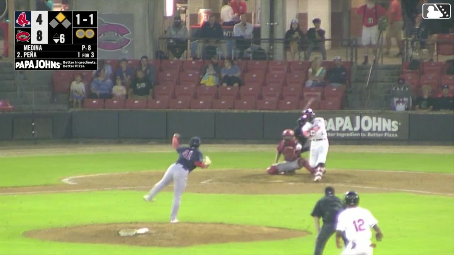 Brewers No. 9 prospect Luis Peña slugs two-run homer | 05/30/2025 | MiLB.com