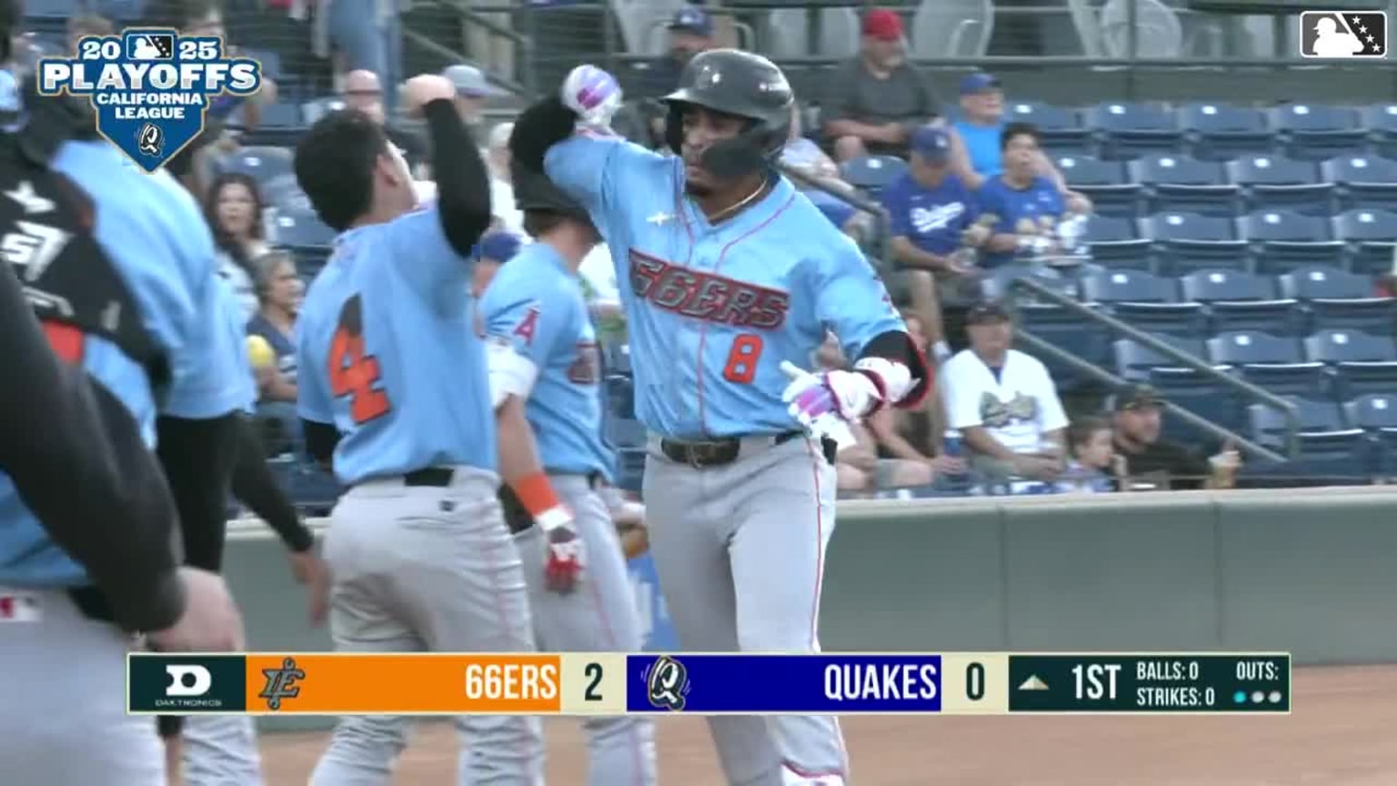 Harold Coll crushes a two-run home run | 09/12/2025 | 66ers