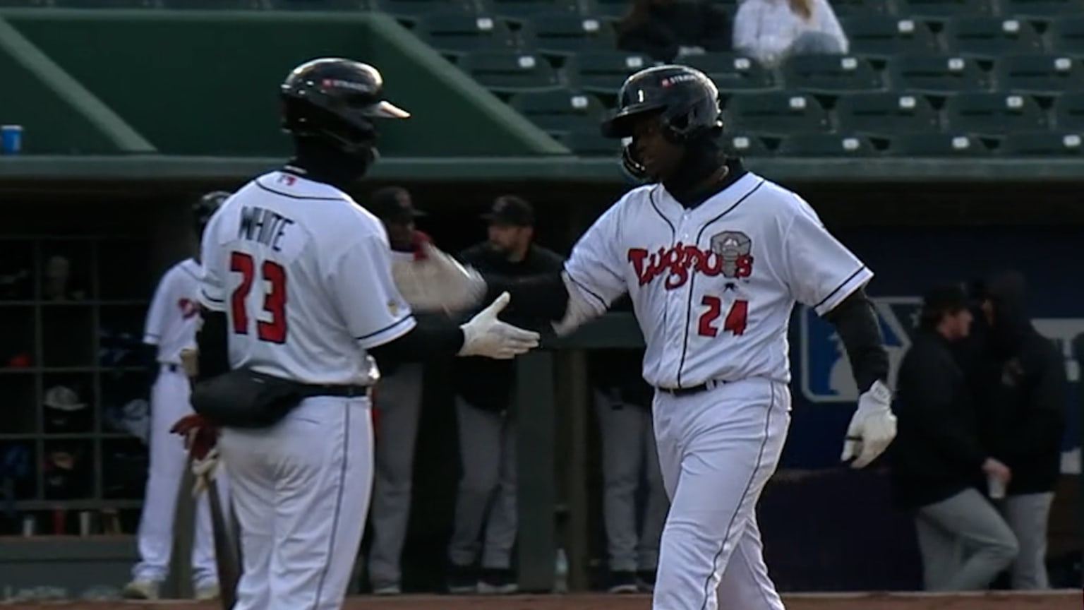 Rodney Green Jr.'s first two home runs of the season | 04/09/2025 | Lugnuts