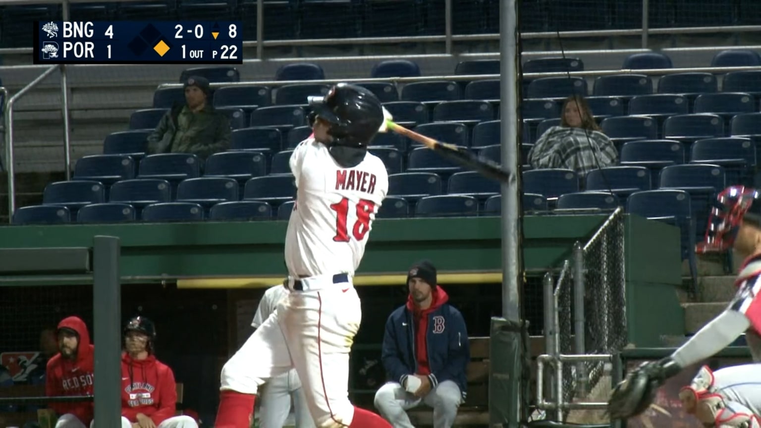 Marcelo Mayer hits a two-run home run | 05/09/2024 | Sea Dogs
