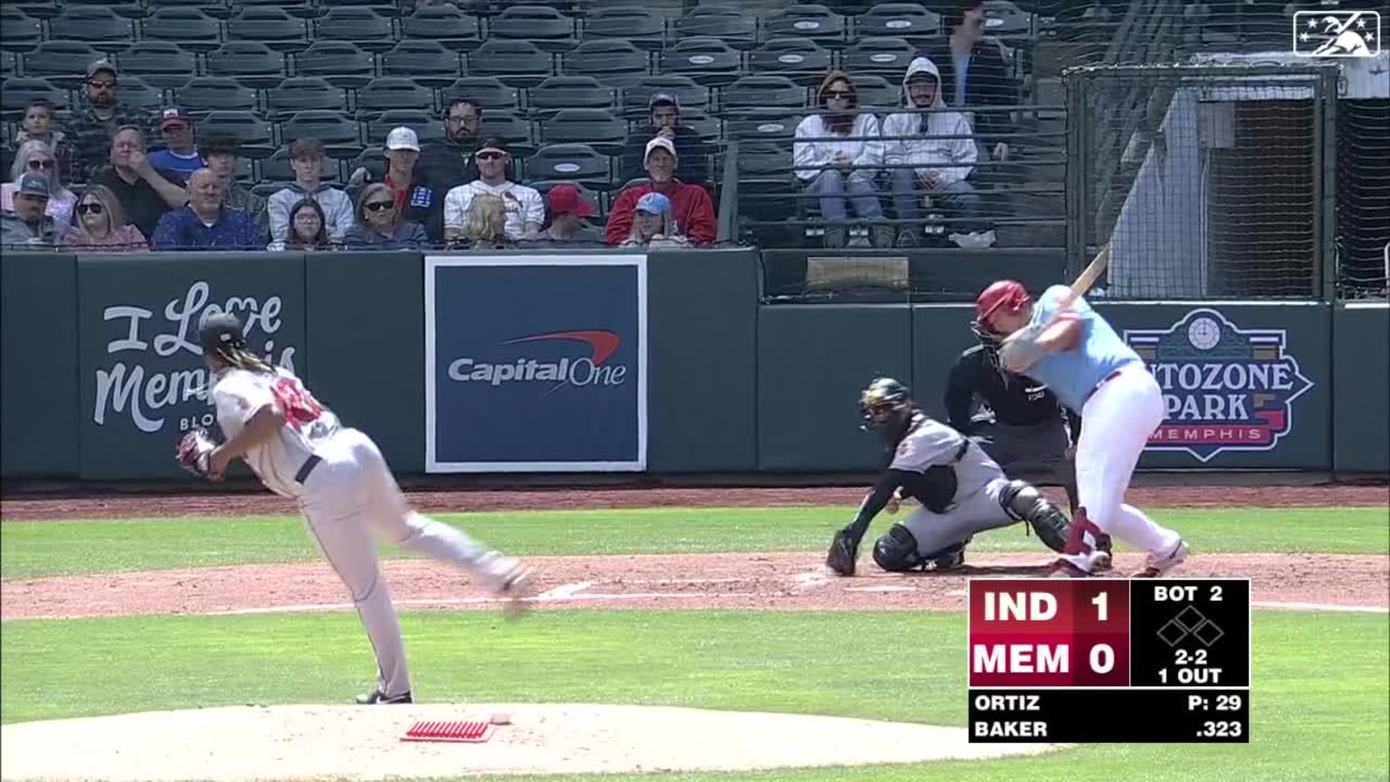 Luis L. Ortiz’s second strike out | 04/23/2023 | Indians