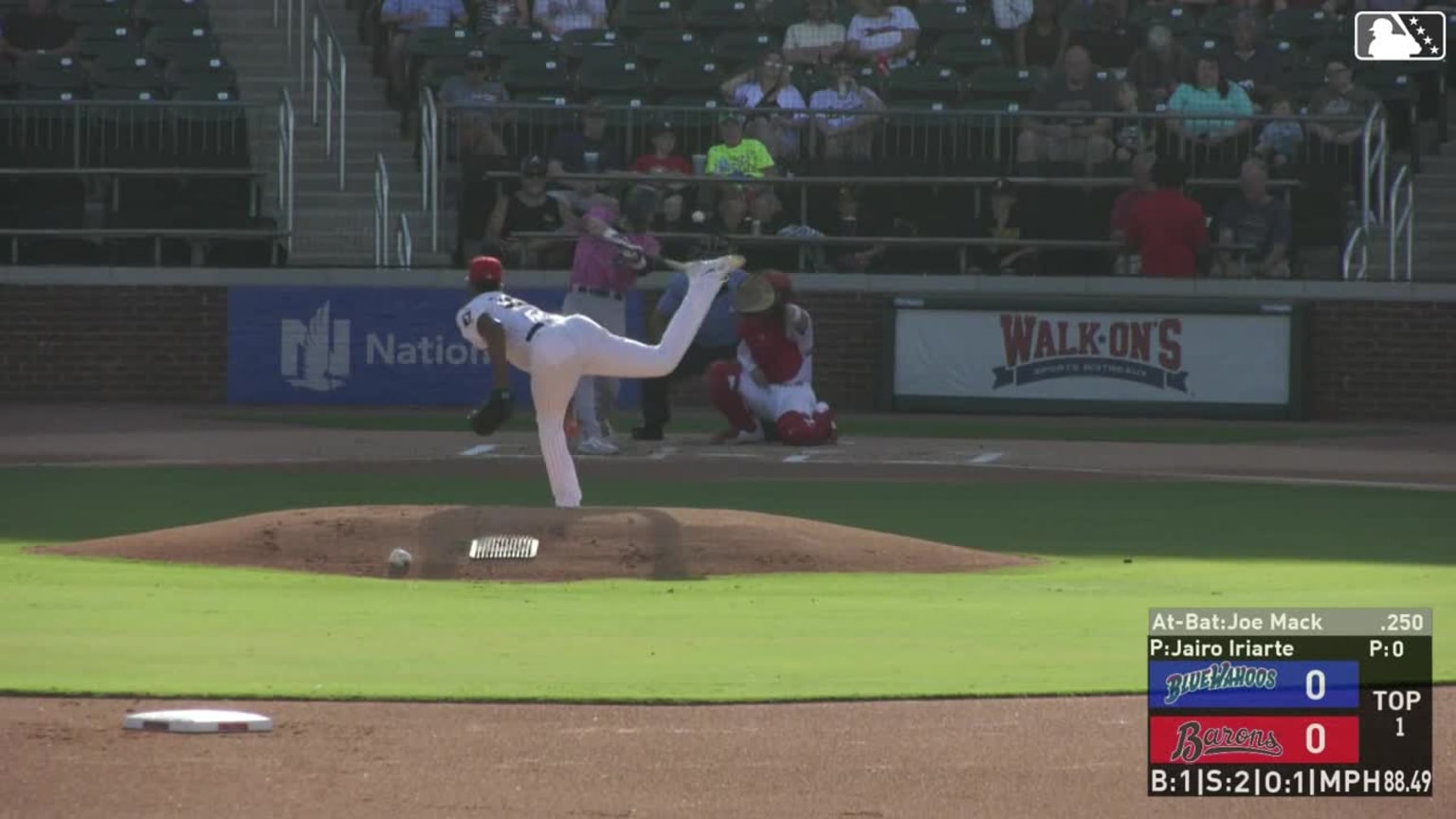 Joe Mack crushes homer | 06/11/2024 | Blue Wahoos