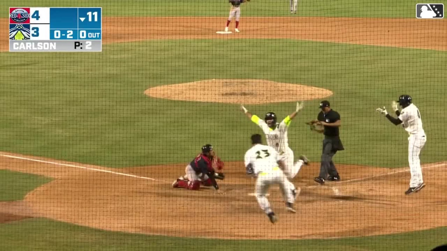 Austin Charles' walk-off two-run sacrifice fly | 05/11/2024 | Fireflies