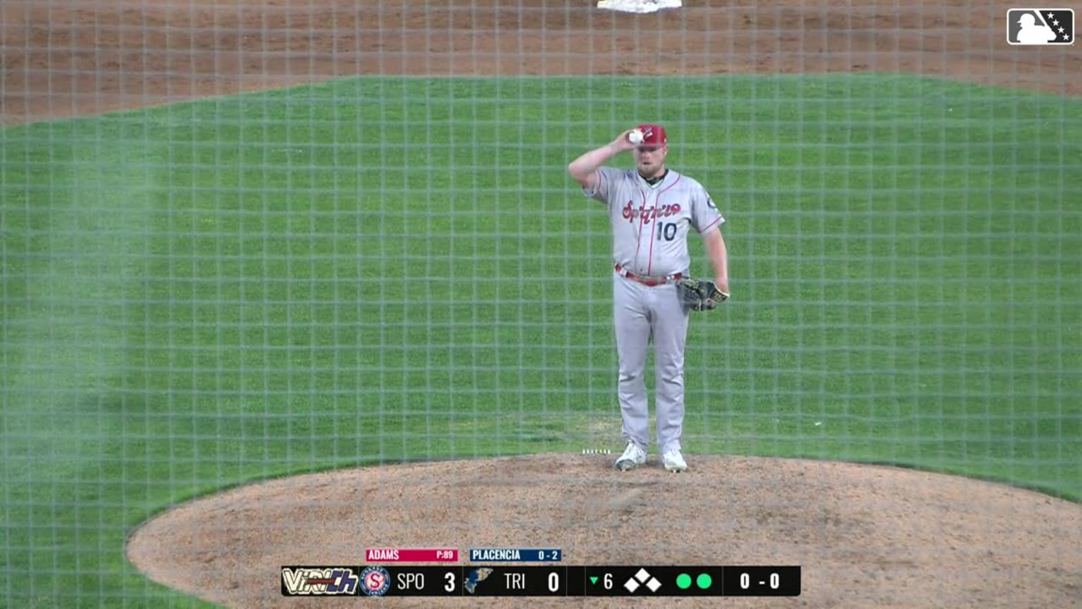 Blake Adams' seventh strikeout | 07/04/2024 | MiLB.com