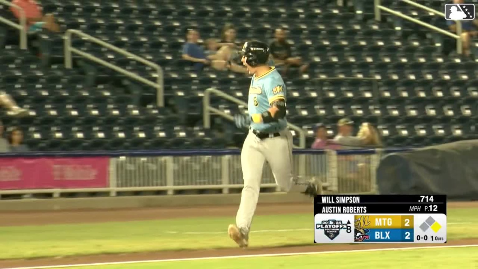 Will Simpson's two-run home run | 09/19/2025 | MiLB.com