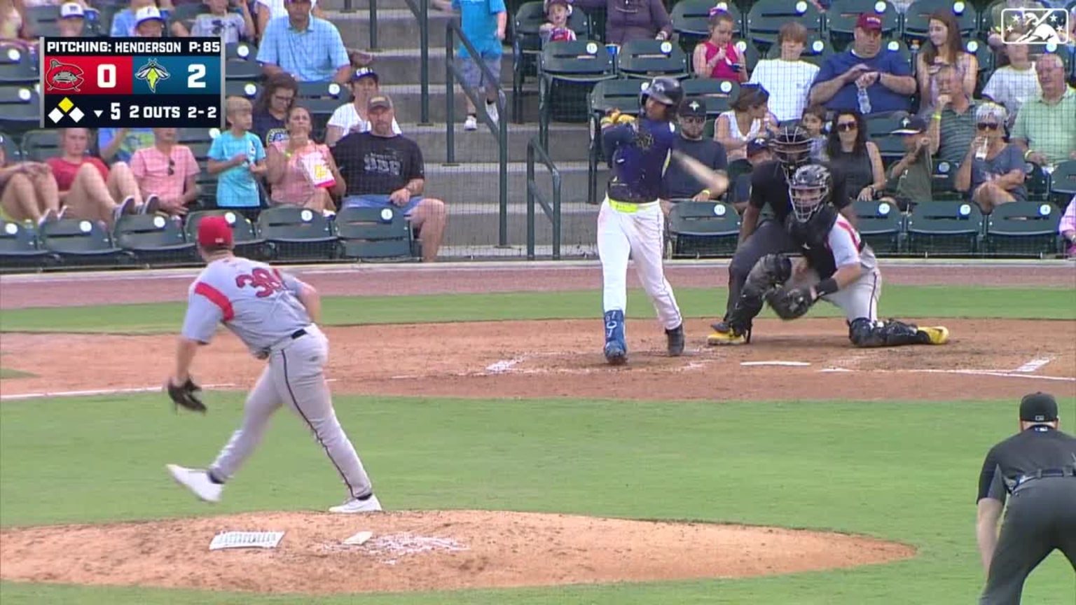 Henderson's eight strikeout start | 07/30/2023 | Mudcats