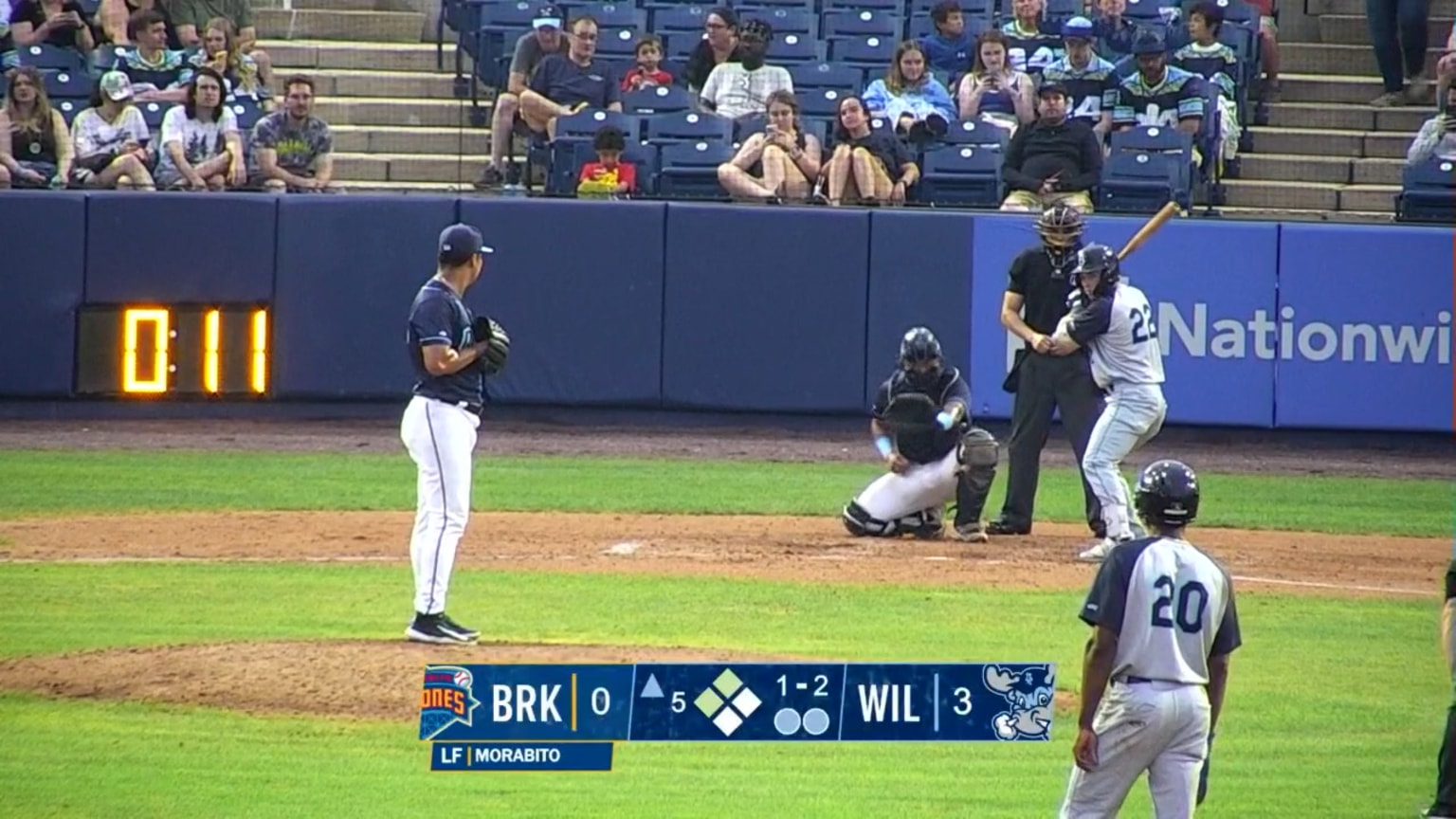 Bryan Caceres K's six | 08/18/2024 | Blue Rocks