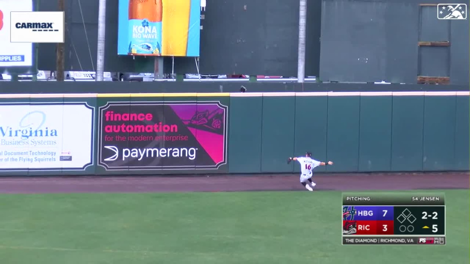 Shane Matheny's nice sliding grab | 06/23/2023 | Senators