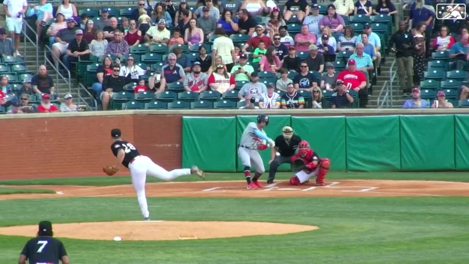 Cal Conley's RBI triple | 04/15/2023 | Trash Pandas