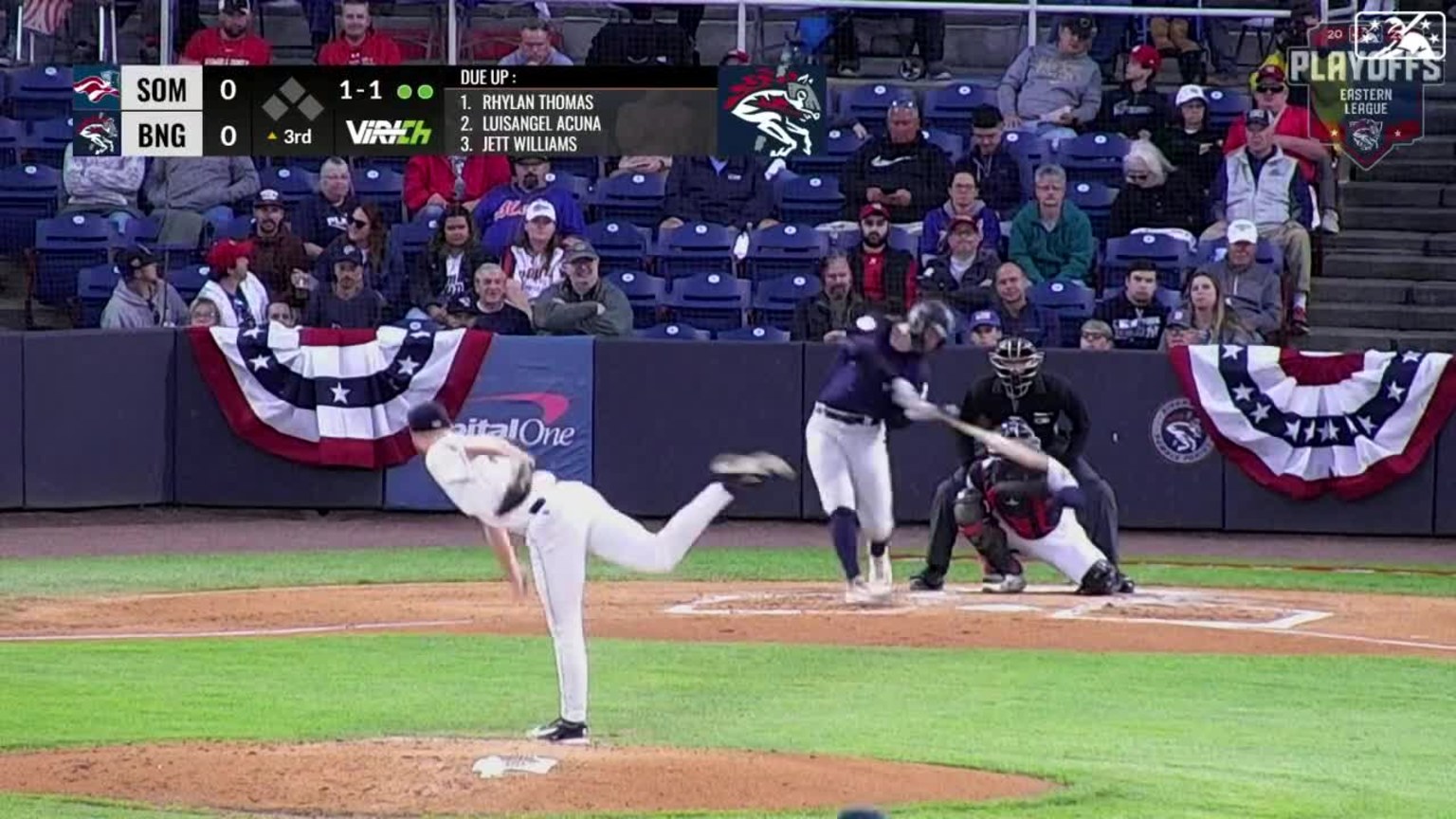 Trey Sweeney's solo home run | 09/19/2023 | Patriots