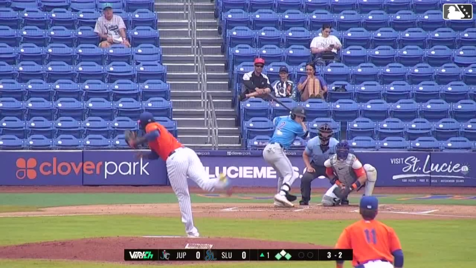 Carter Johnson's two-run double | 09/01/2024 | Hammerheads