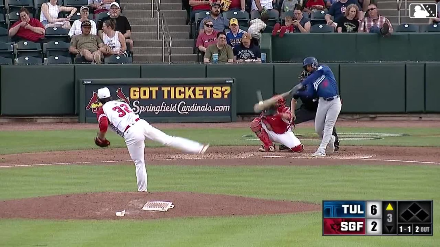 Jose Ramos' opposite-field solo home run | 05/24/2024 | Drillers