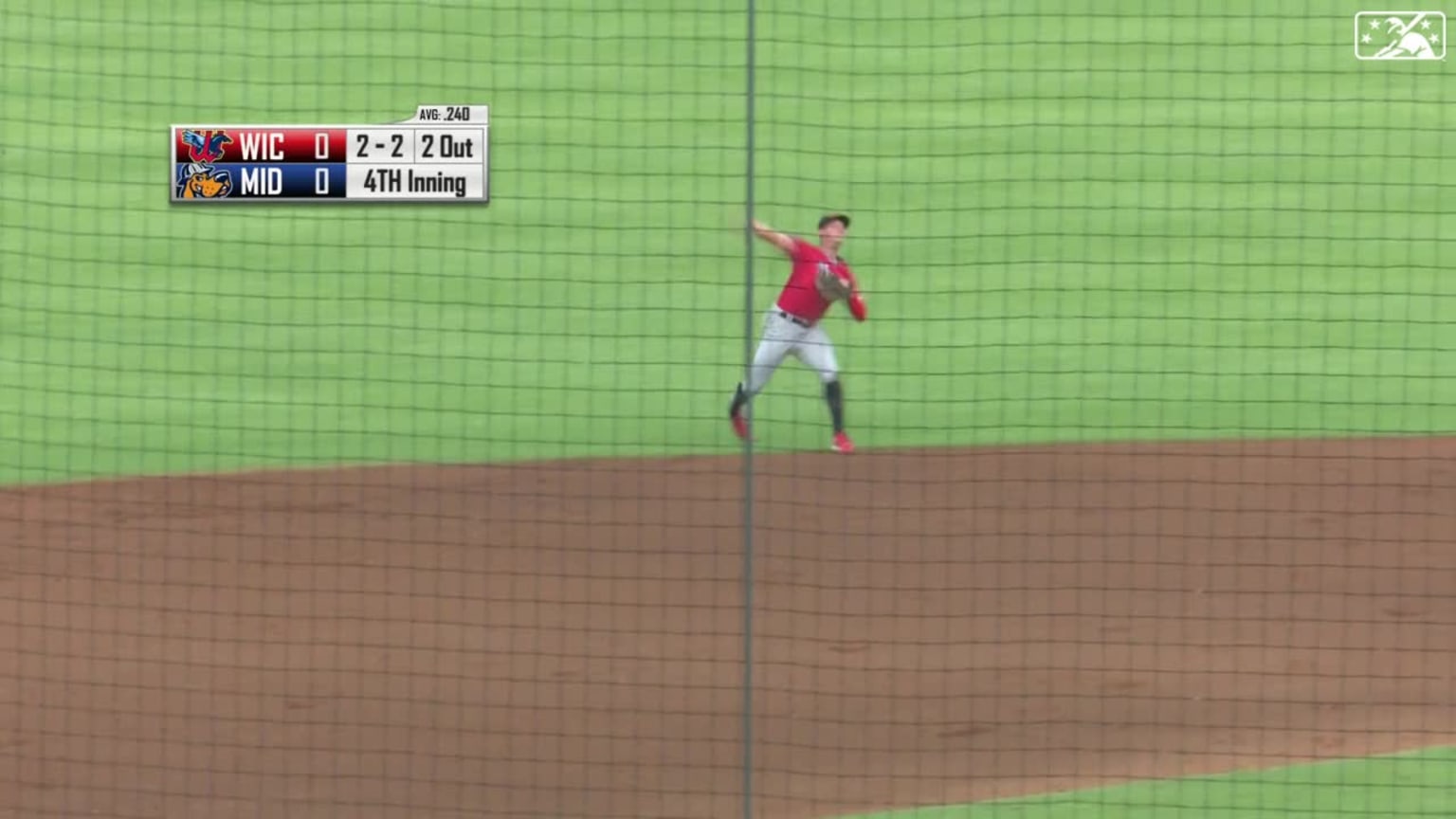 Brooks Lee's spinning throw | 06/15/2023 | Wind Surge