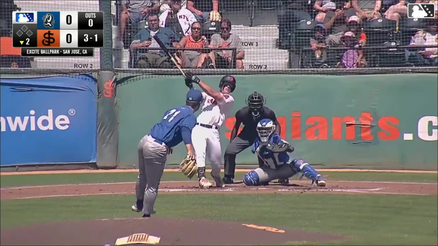 Robert Hipwell's solo home run | 09/01/2024 | Giants