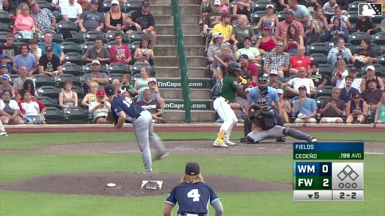 Colin Fields' fifth strikeout | 08/02/2024 | MiLB.com