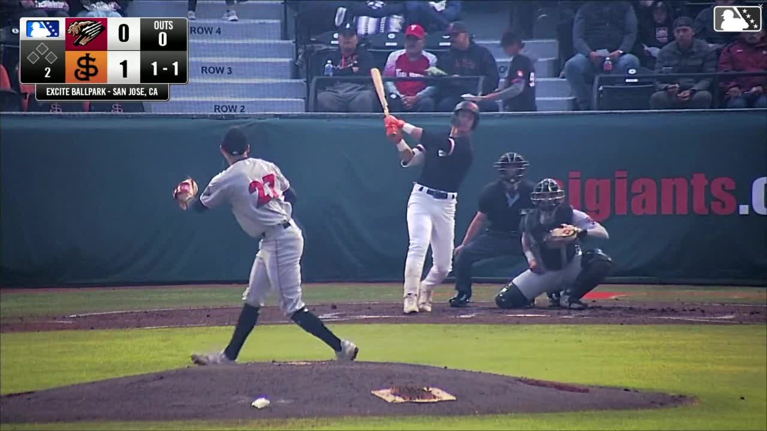 Walker Martin Gets His First Home Run Of The Season 04 26 2025 Giants