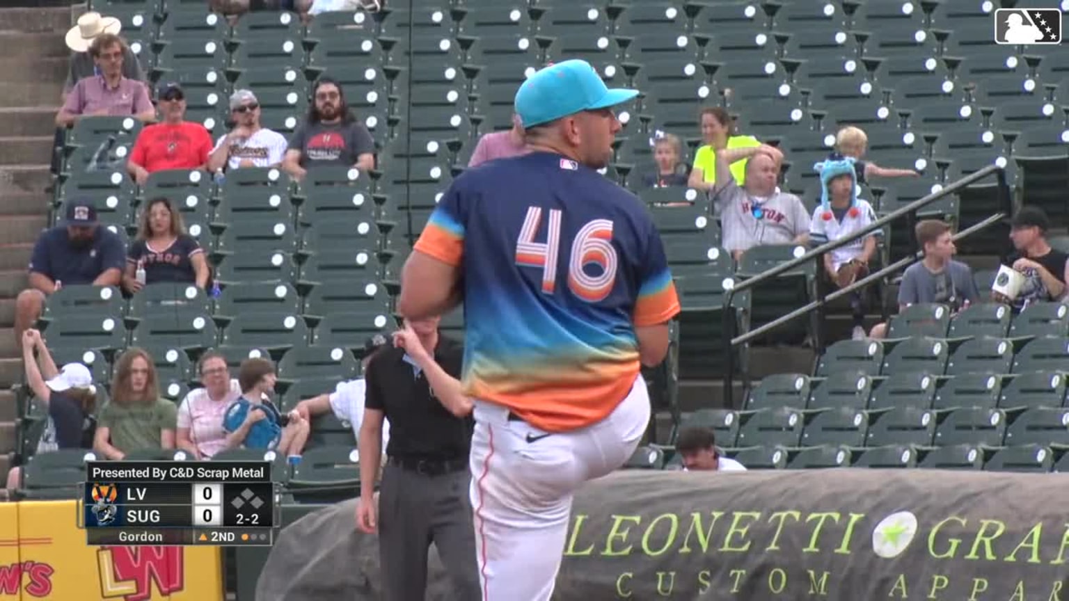 Colton Gordon's second strikeout of the game | 07/13/2024 | Space Cowboys