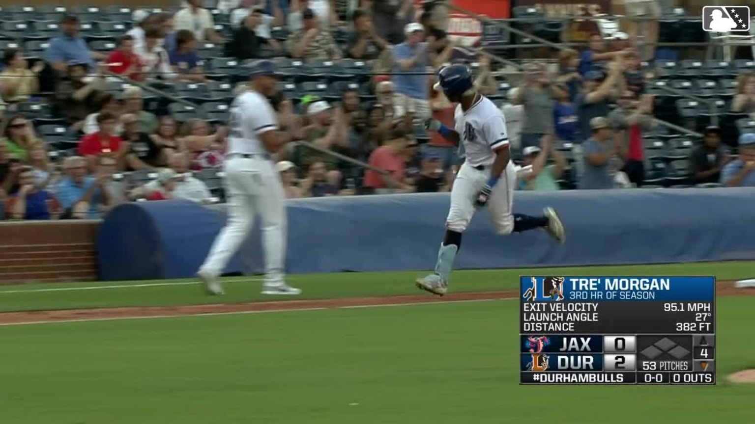 Tre' Morgan's solo home run | 07/23/2025 | MiLB.com