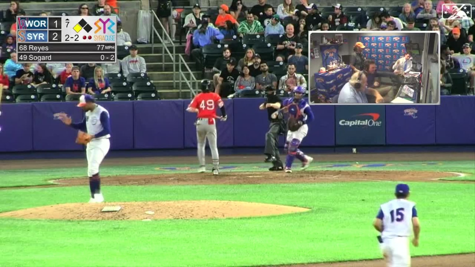 Denyi Reyes' fifth k | 08/06/2023 | Mets