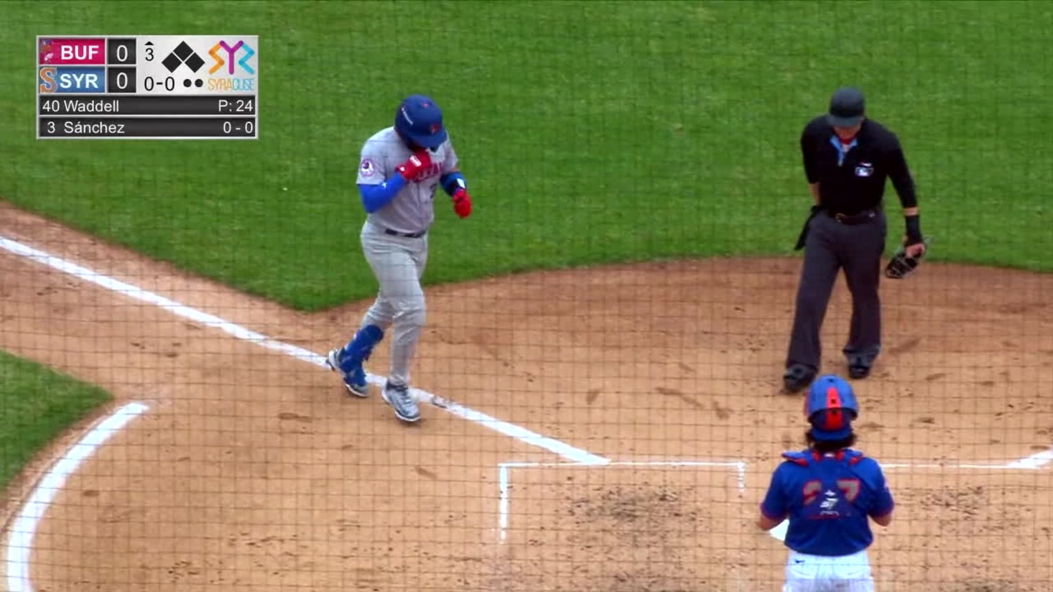 Ali Sanchez hits Home Run | 04/19/2025 | Bisons