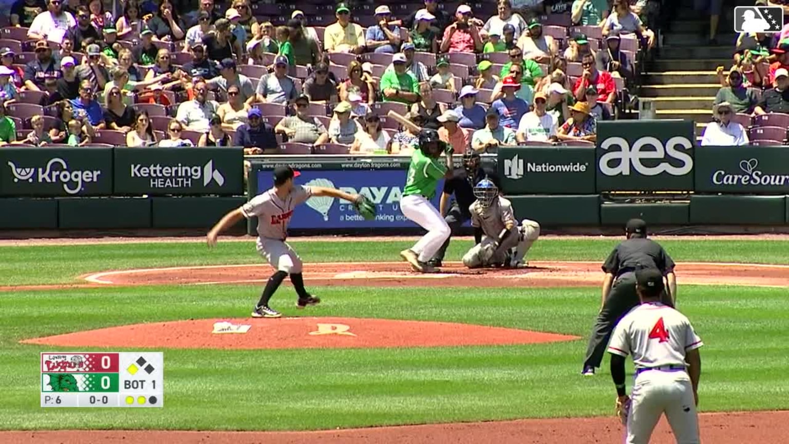 Luis Morales' first strikeout of the game | 06/09/2024 | Lugnuts