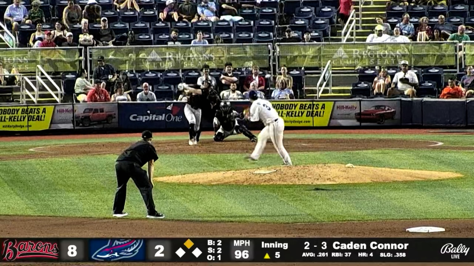 Caden Connor records career-high five hits | 08/14/2025 | Barons