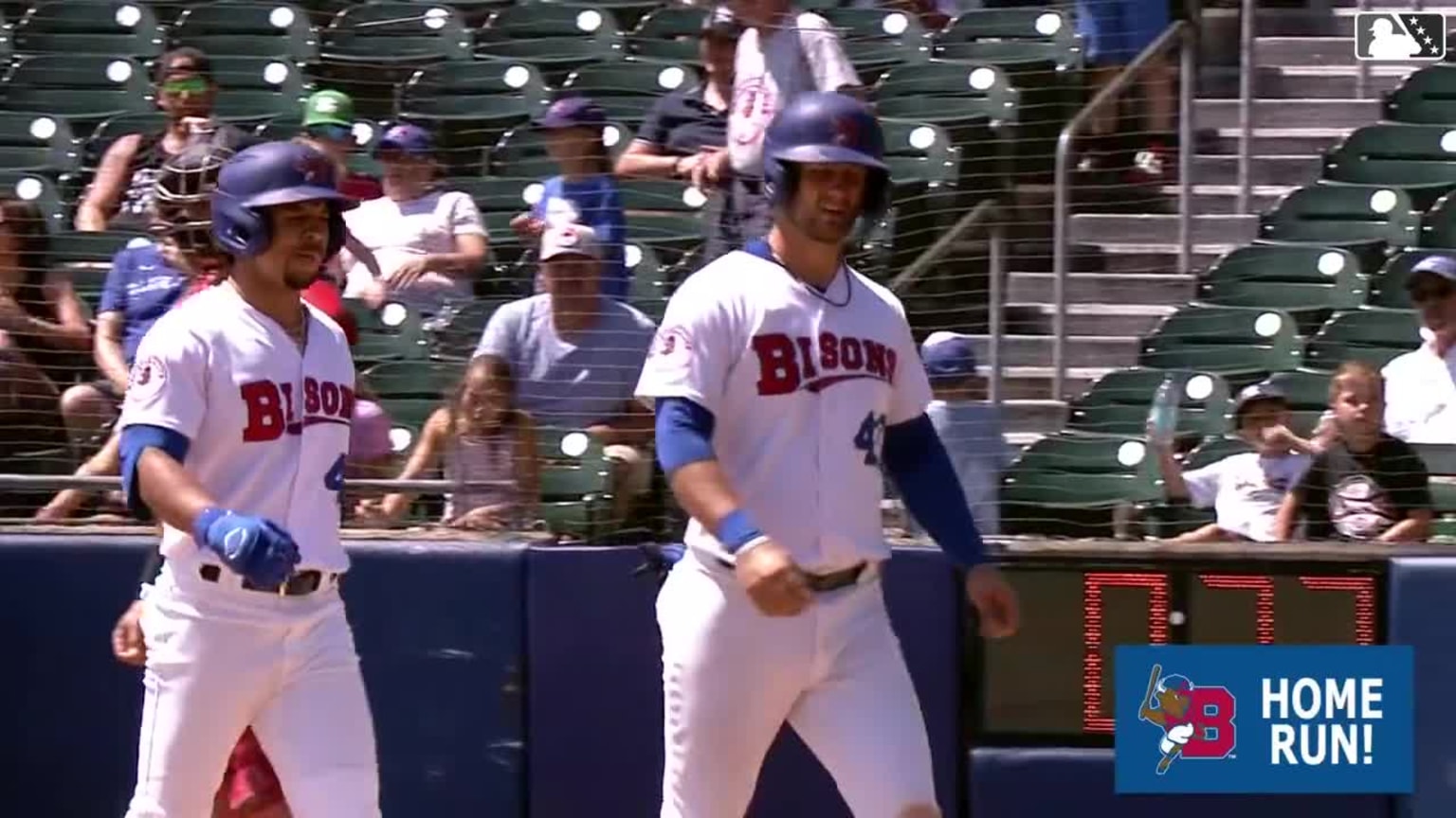 Jonatan Clase's first homer with Buffalo | 08/07/2024 | Bisons