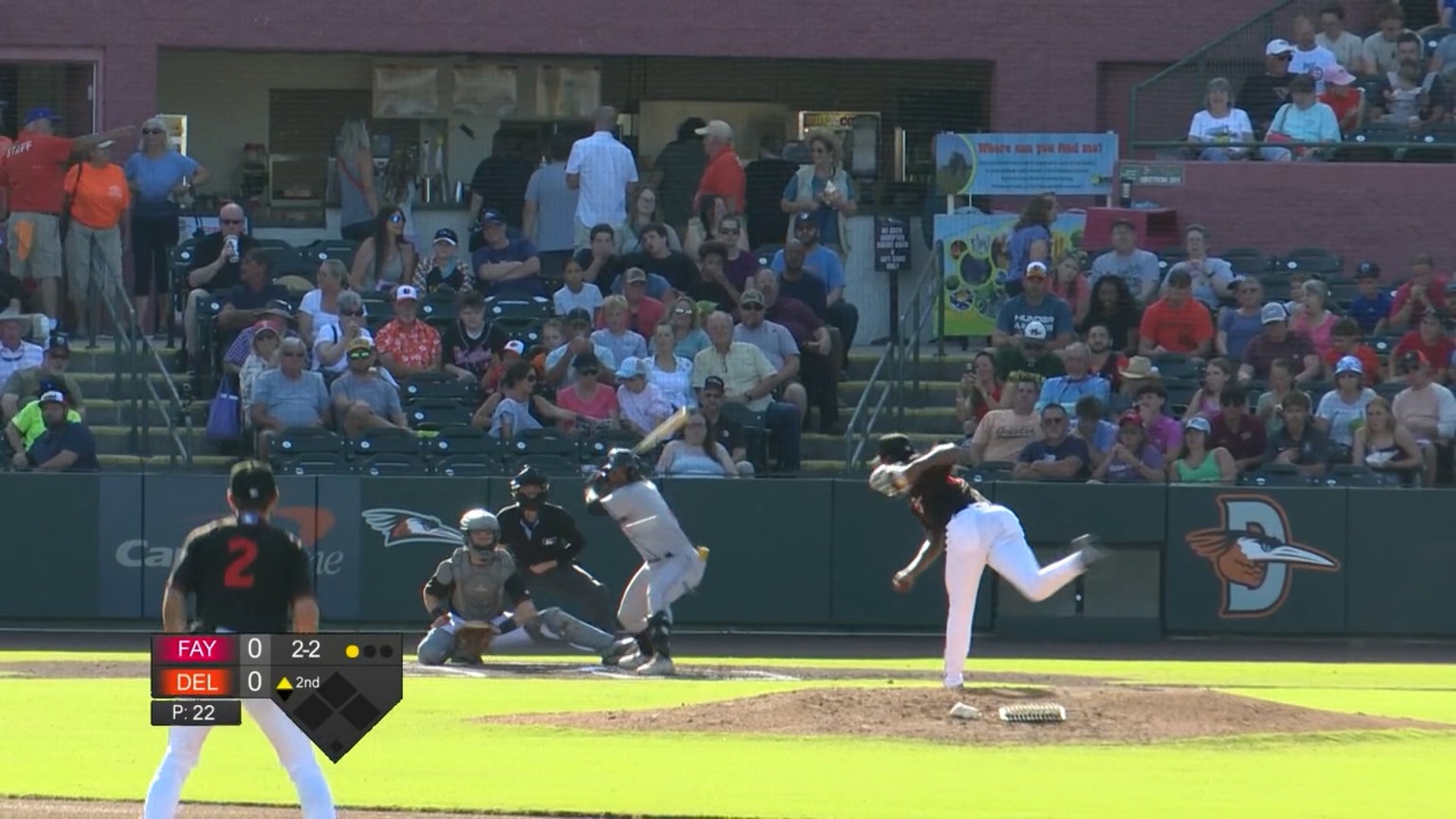 Esteban Mejia strikes out seven | 08/11/2025 | Shorebirds