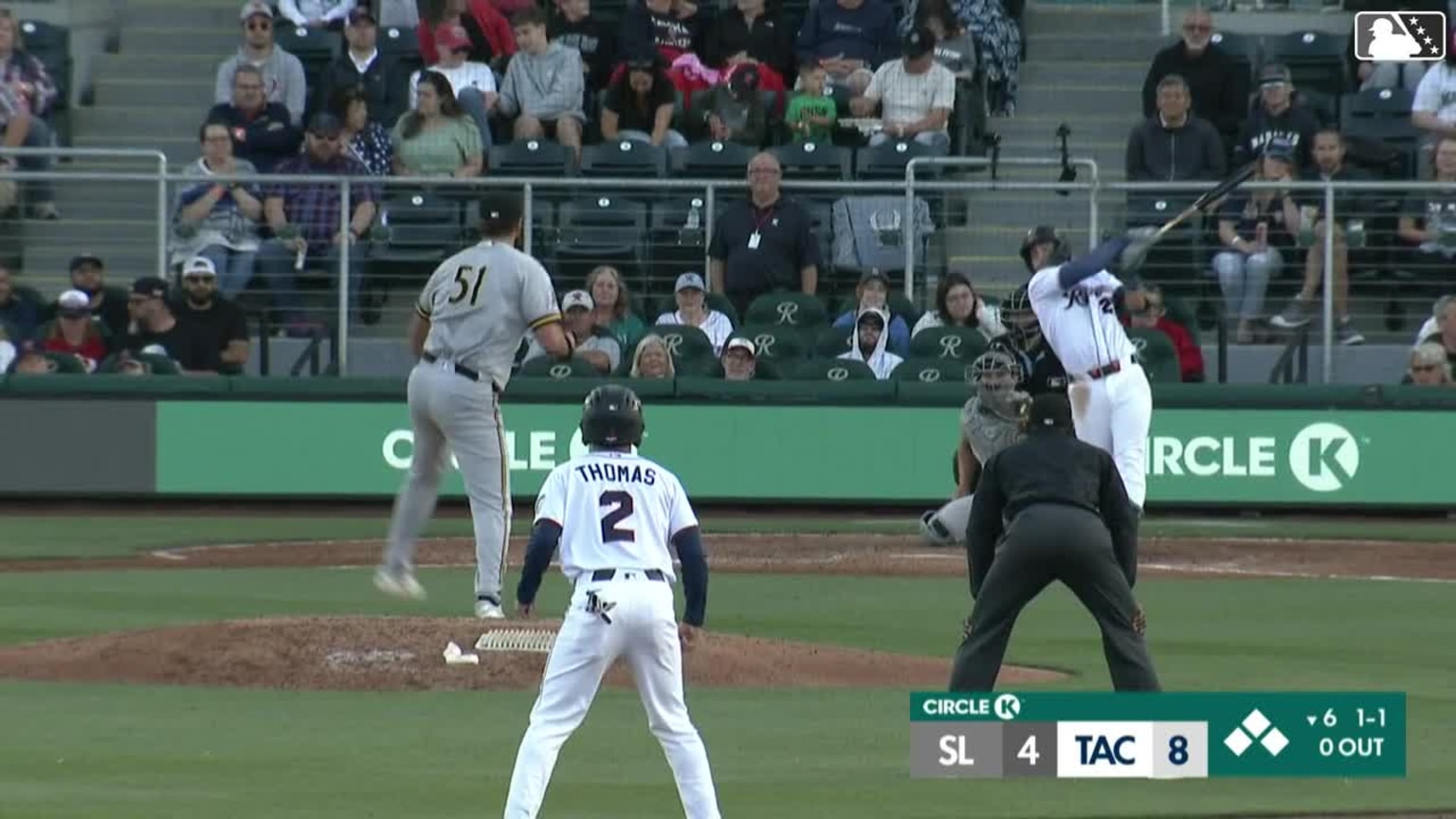 Tyler Locklear's grand slam | 07/04/2025 | Arizona Complex League