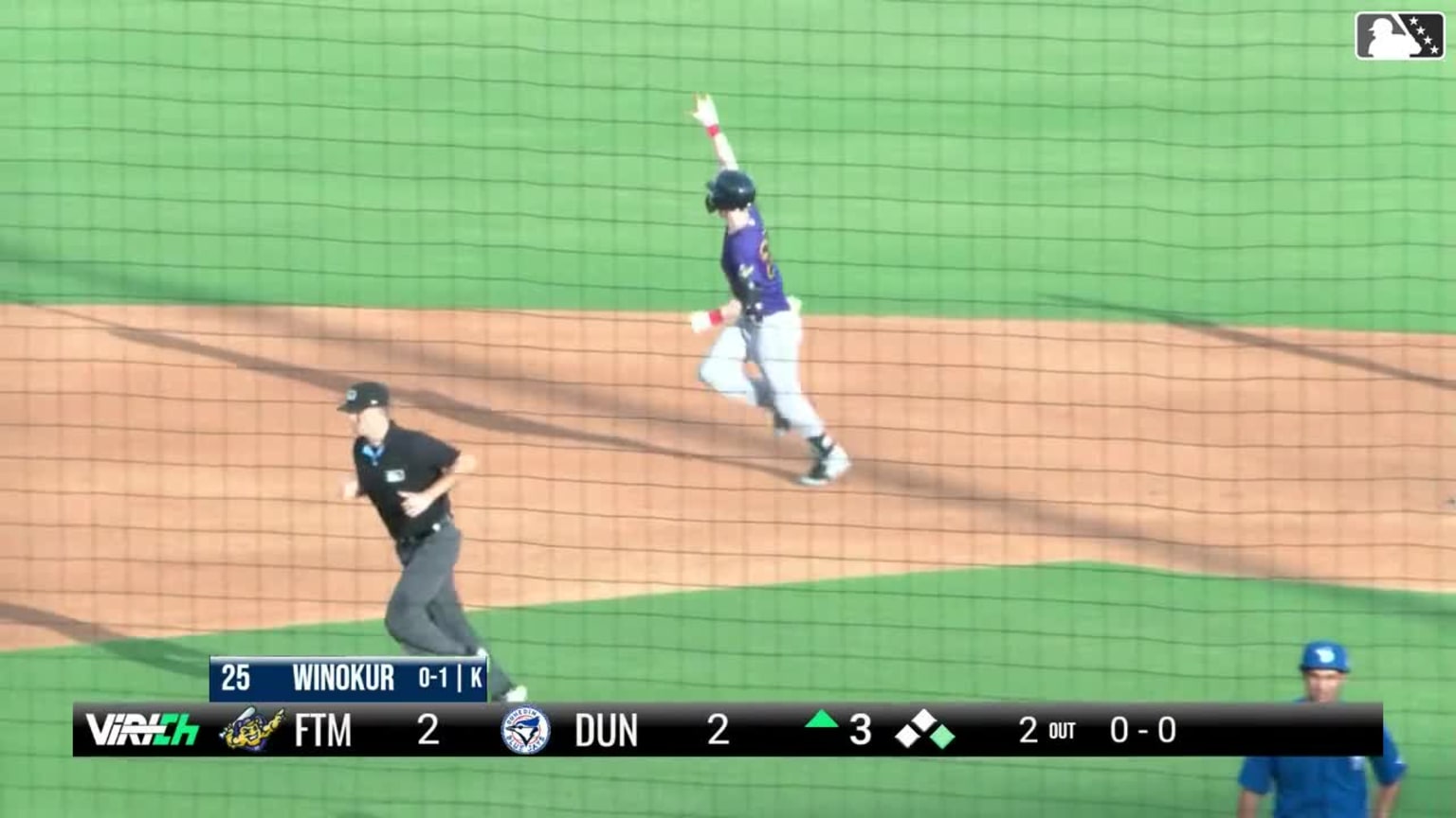 Brandon Winokur's two-run home run | 07/26/2024 | Mighty Mussels