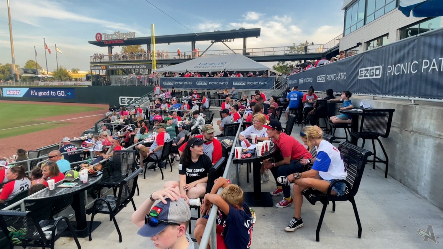 GreenJackets E-Z-GO Picnic Patio | 10/13/2023 | GreenJackets