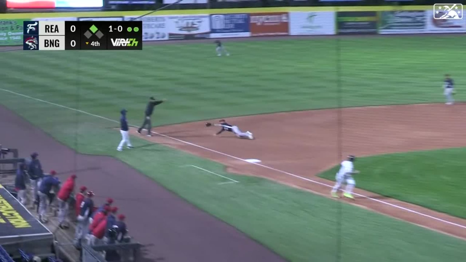 Nick Ward's diving play | 09/15/2023 | Fightin Phils