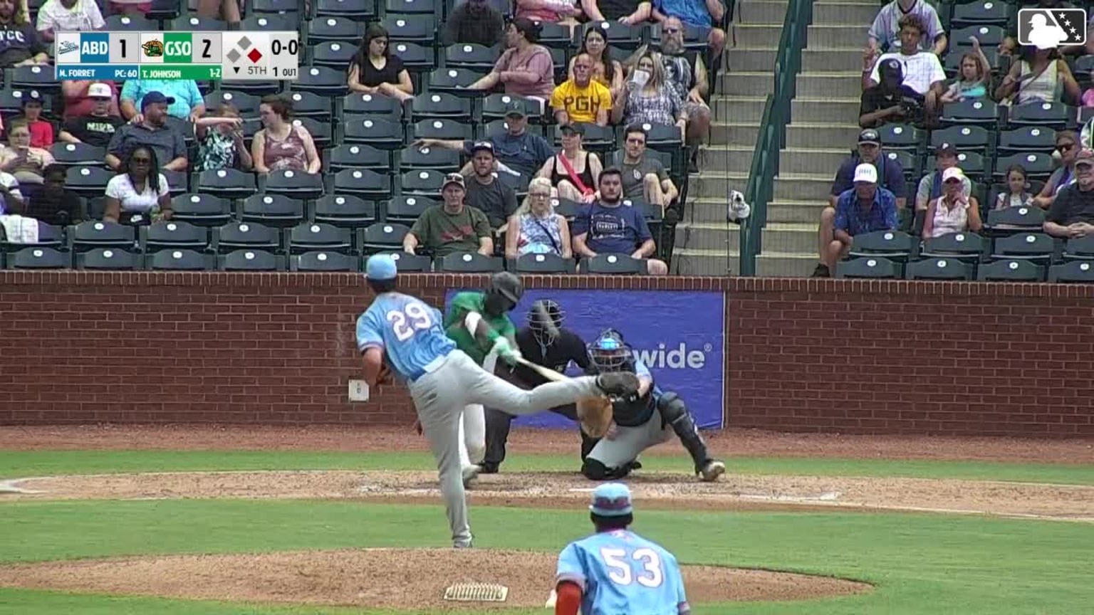 Termarr Johnson's two-run homer | 07/06/2024 | MiLB.com