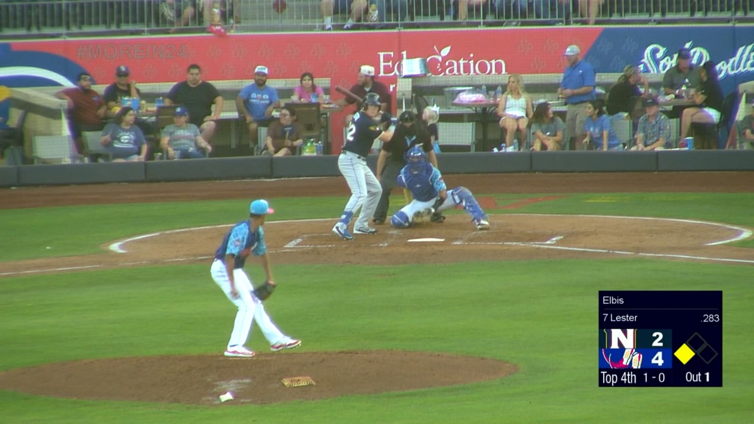 Josh Lester drills two HR's, drives in three runs | 08/07/2024 | Naturals