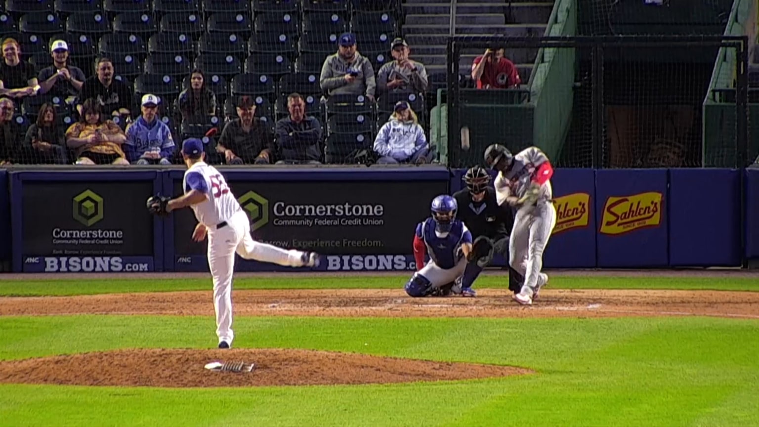 Daulton Varsho Sliding Catch | 04/25/2025 | Bisons
