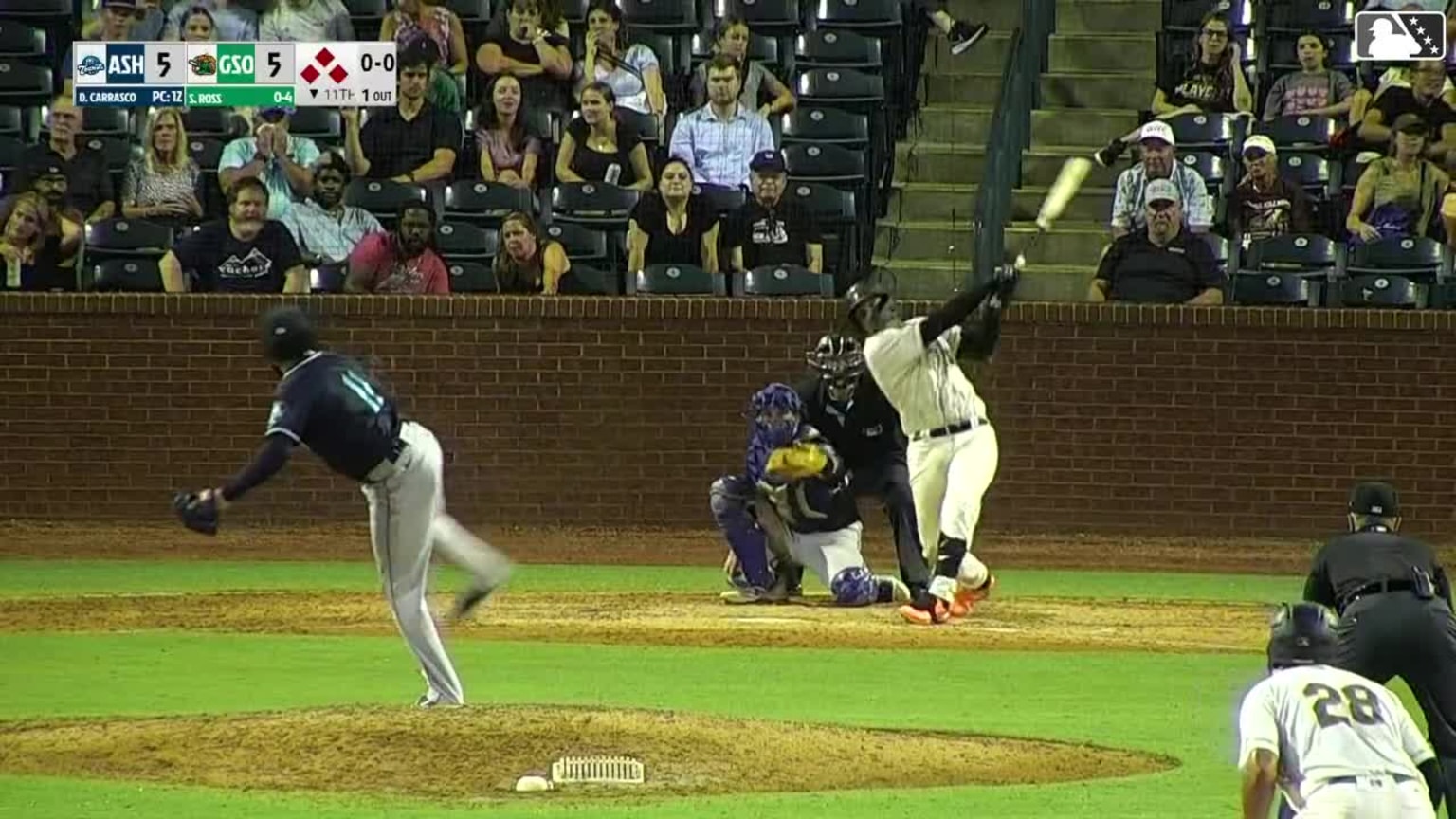 Shawn Ross' walk-off grand slam | 07/24/2024 | Grasshoppers