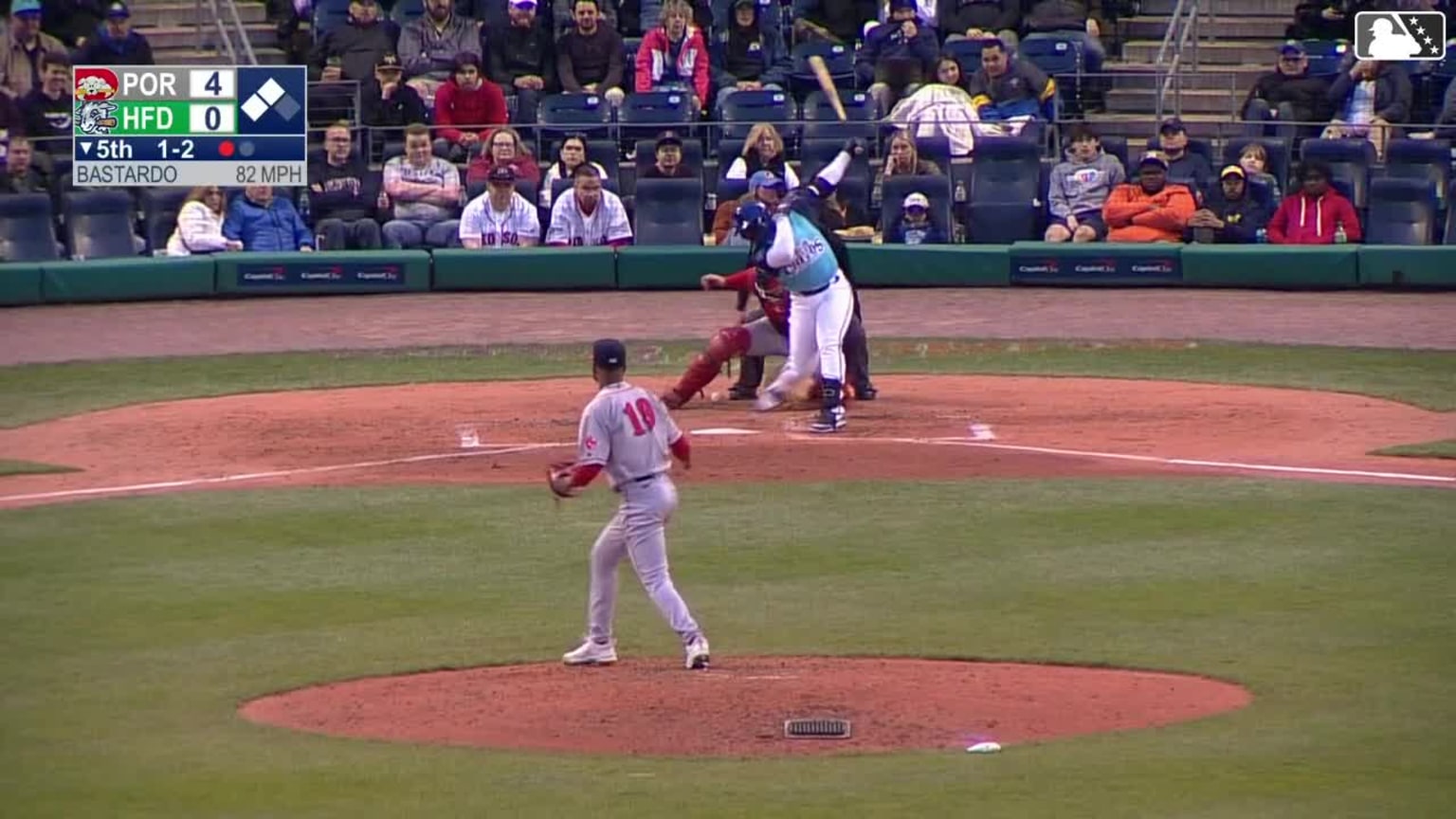 Angel Bastardo's sixth strikeout | 04/28/2024 | Yard Goats