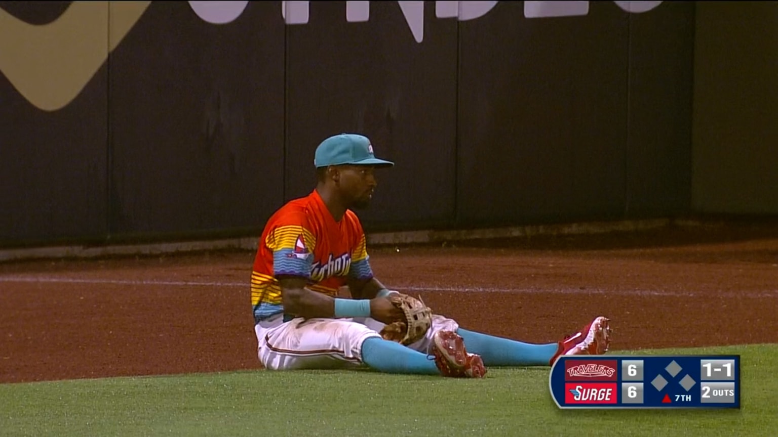 Alerick Soularie's diving catch | 06/23/2023 | Wind Surge