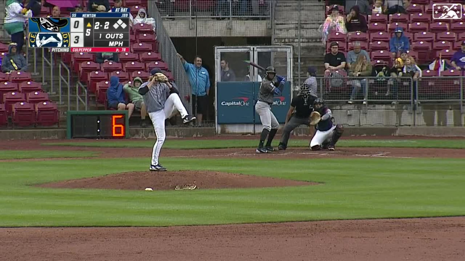CJ Culpepper's sixth and final K | 07/08/2023 | Kernels