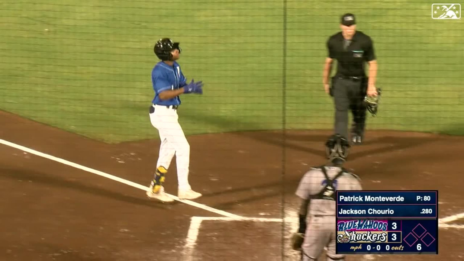 Jackson Chourio's solo home run | 08/25/2023 | Shuckers