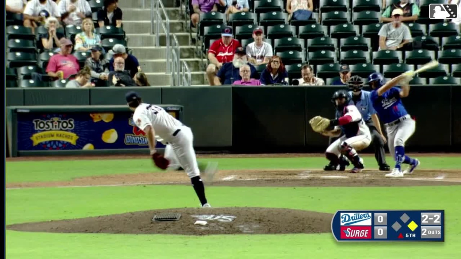 Cory Lewis' sixth strikeout | 09/13/2024 | Wind Surge