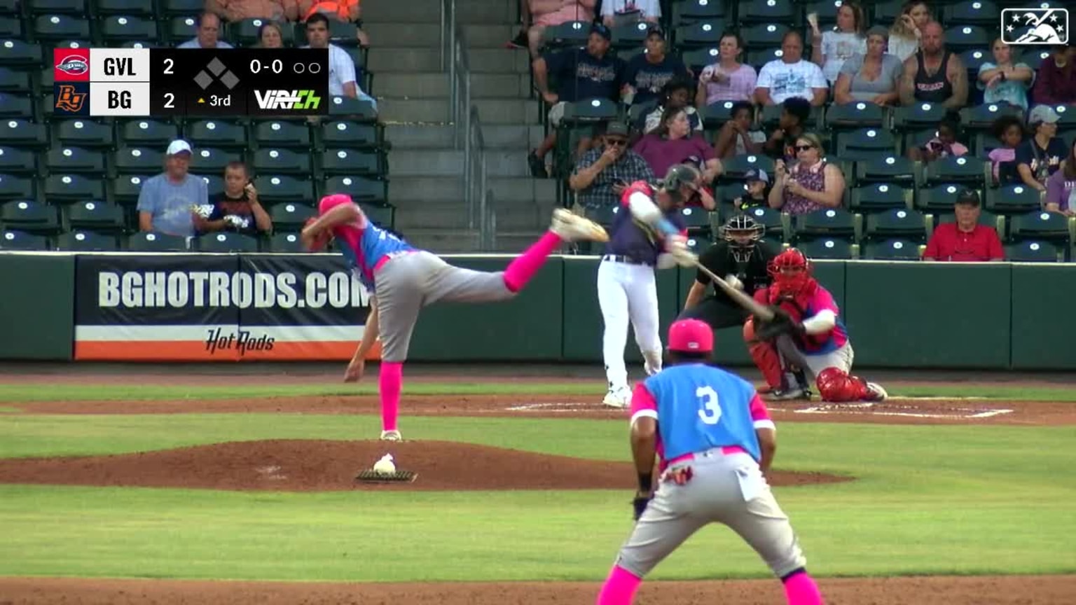 Brock Jones' solo homer | 07/29/2023 | Hot Rods
