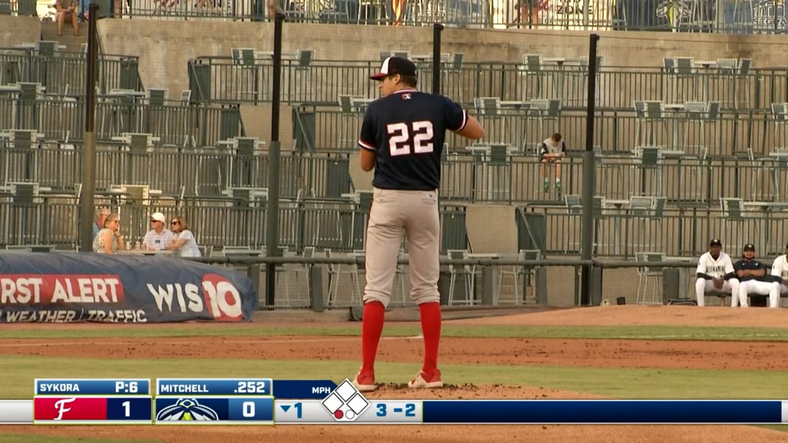 Travis Sykora racks up 10 strikeouts | 08/21/2024 | Nationals