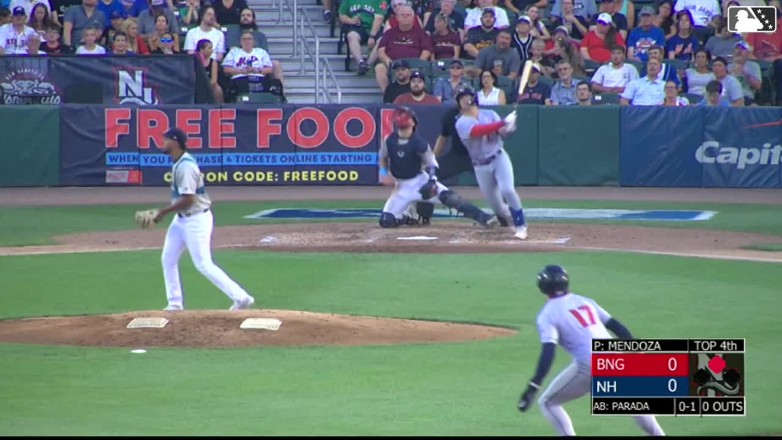 Kevin Parada's two-run home run | 07/13/2024 | Rumble Ponies