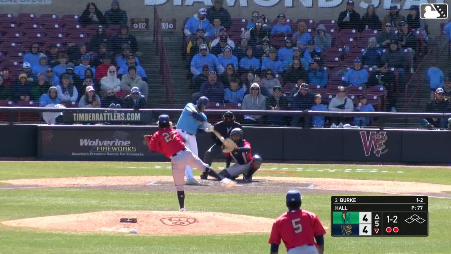 Blake Burke's first pro home run | 04/06/2025 | MiLB.com