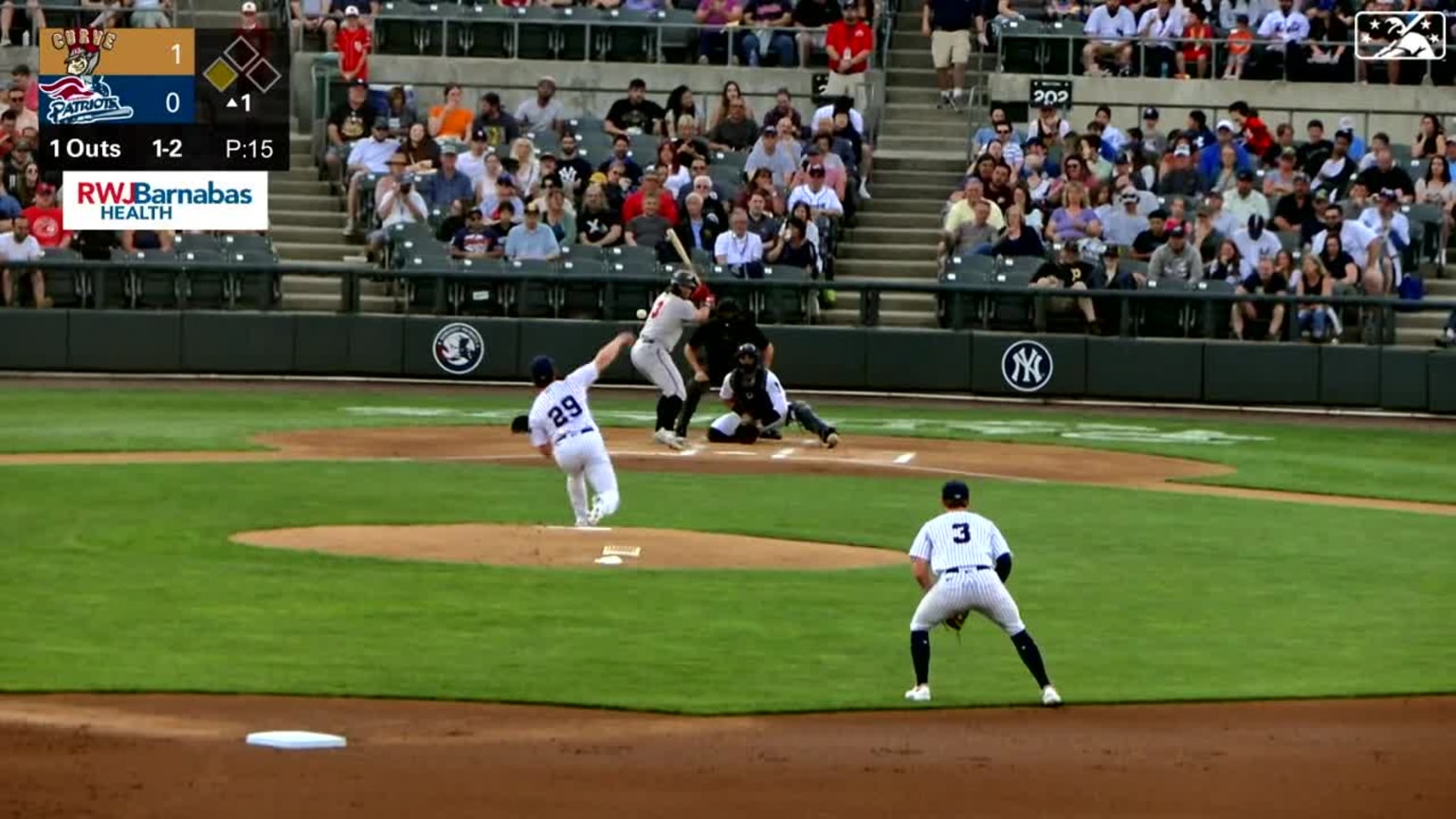 Clayton Beeter's first strikeout | 06/18/2023 | Patriots