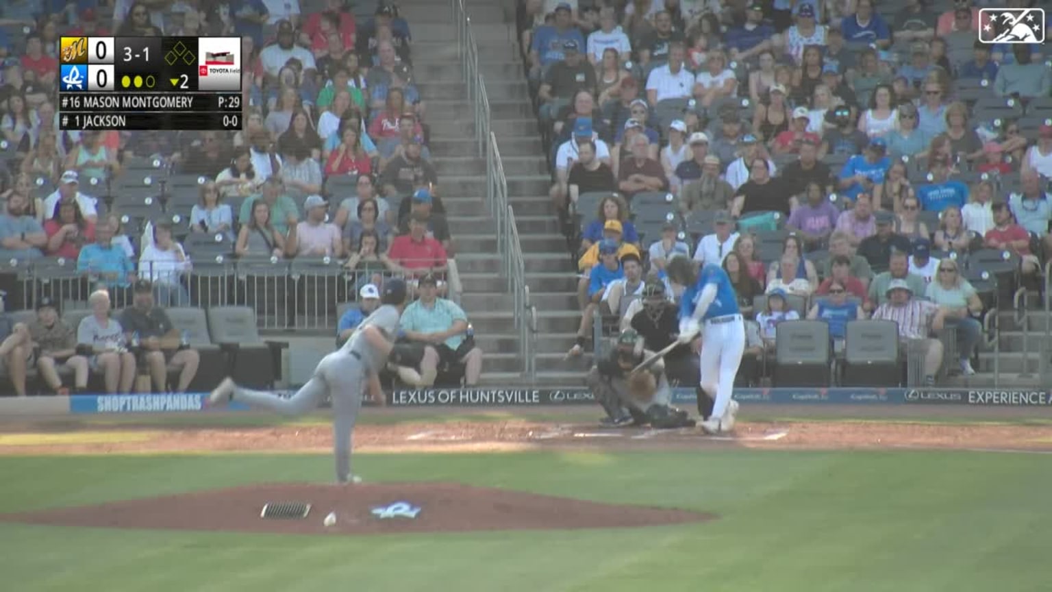 Jeremiah Jackson's home run | 06/24/2023 | Trash Pandas