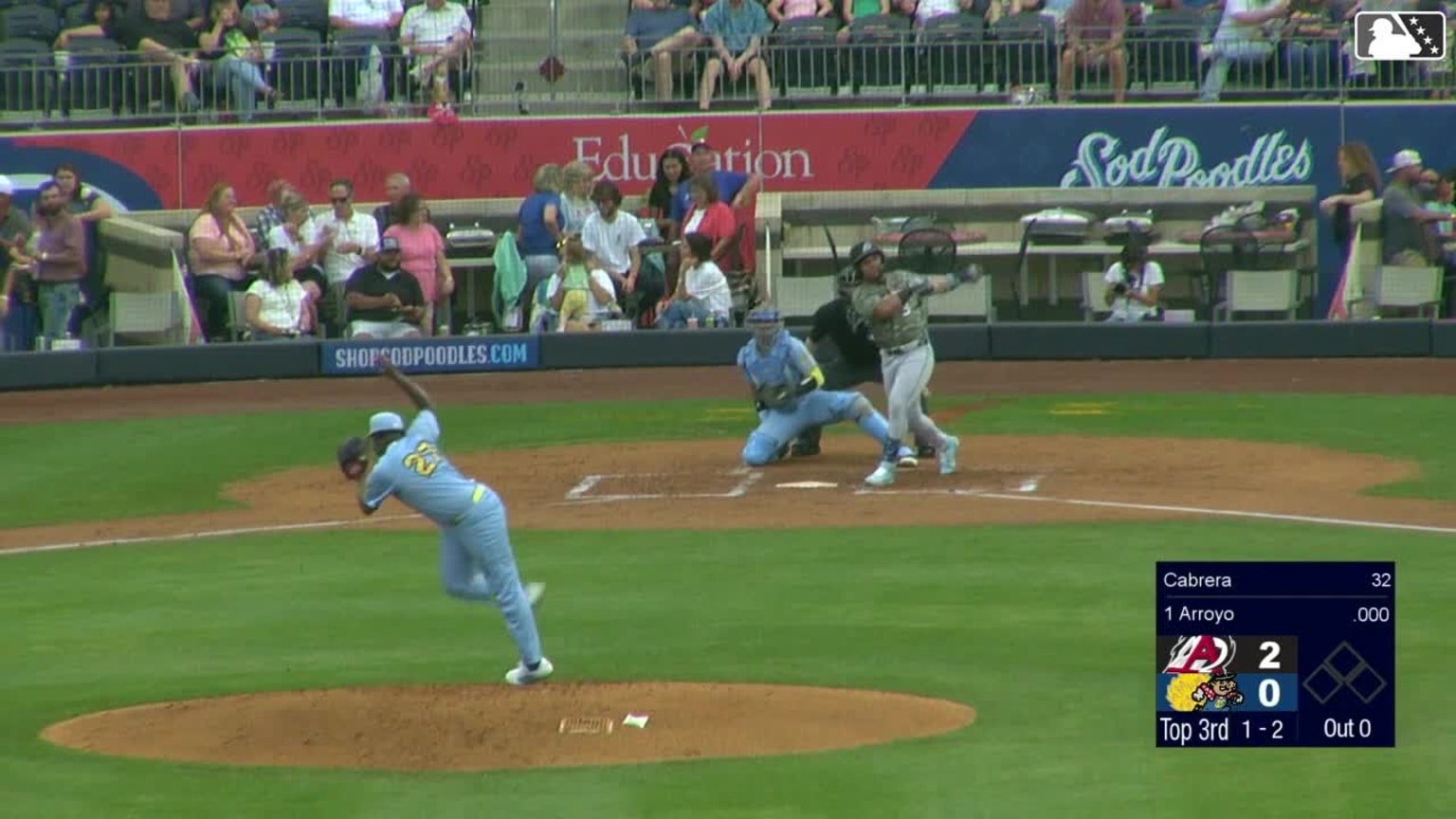 Michael Arroyo ropes a double to left field | 06/26/2025 | MiLB.com